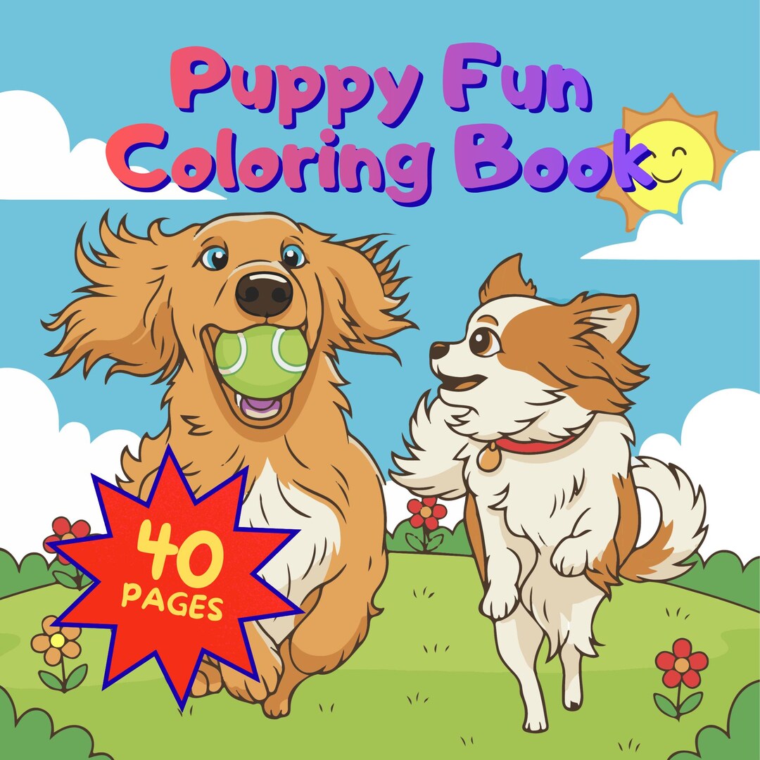 Puppy Coloring Pages, Dog Coloring Book, Animal Coloring Pages, Animal ...