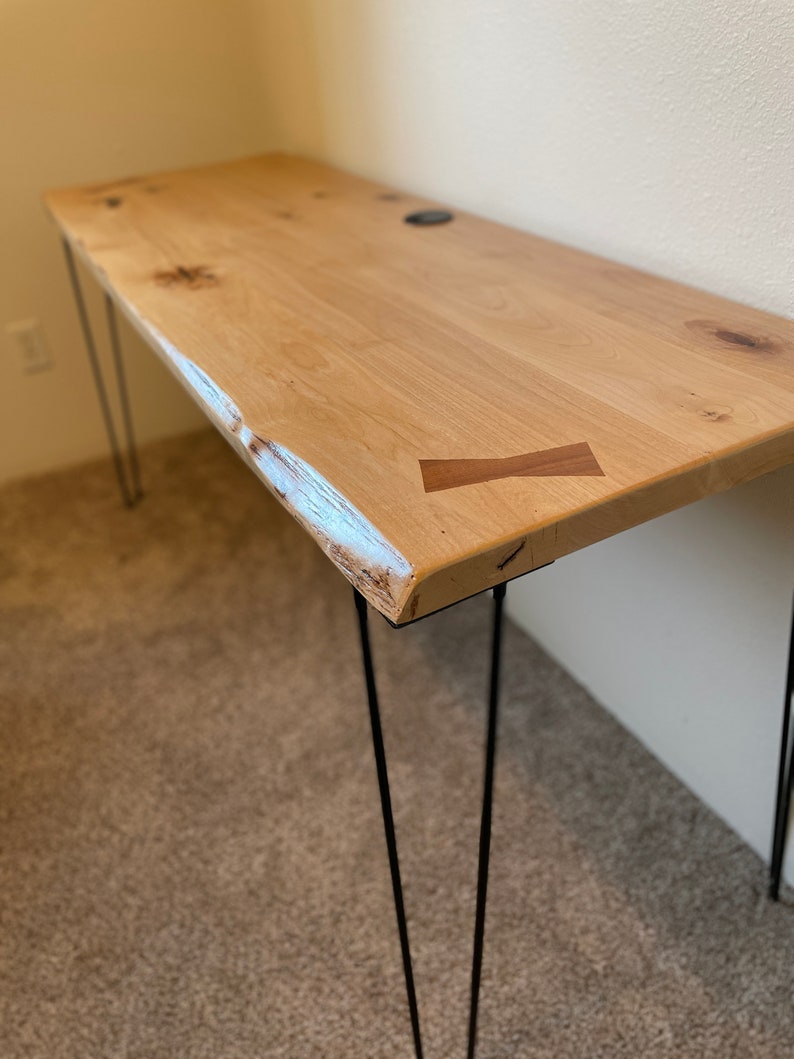 Modern Hairpin Leg Desk - Etsy