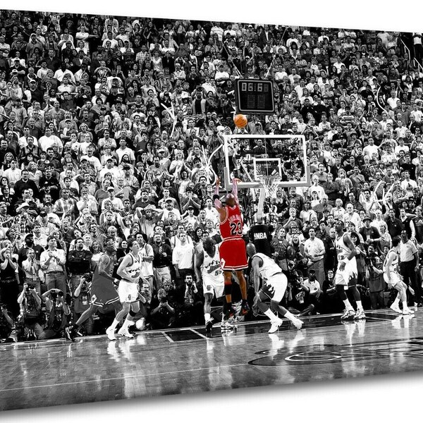 Michael Jordan Last Shot Poster - Etsy UK