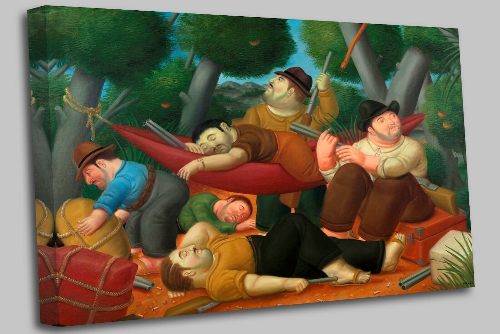 Fernando botero collection canvas wall art picture print | Etsy