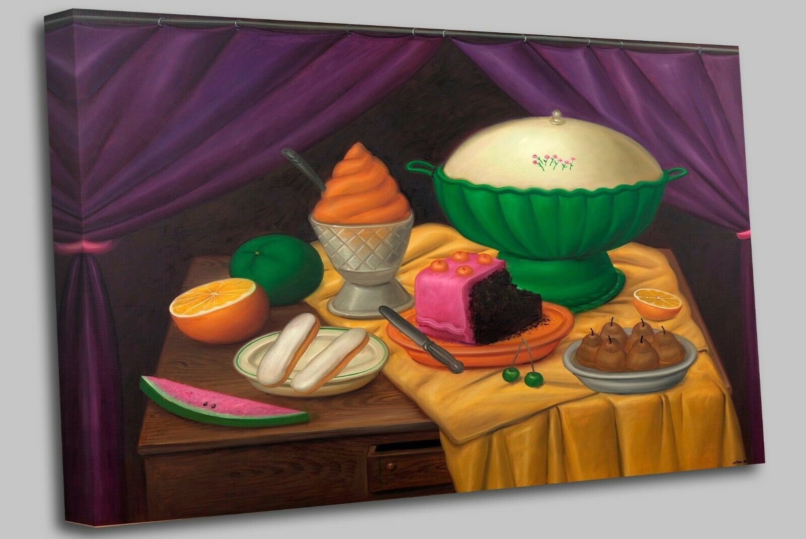 Fernando botero collection canvas wall art picture print | Etsy