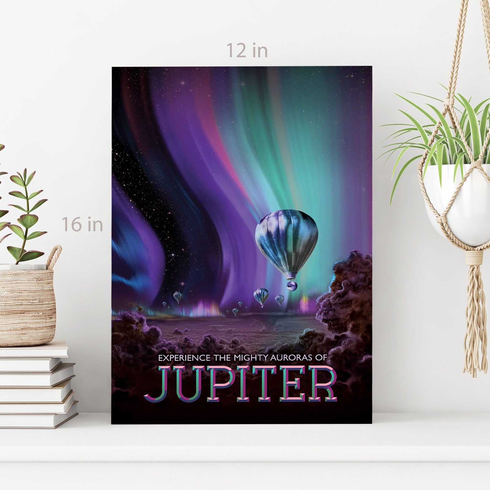 Jupiter Space Tourism Nasa Poster Canvas Wall Art Picture Print - Etsy UK