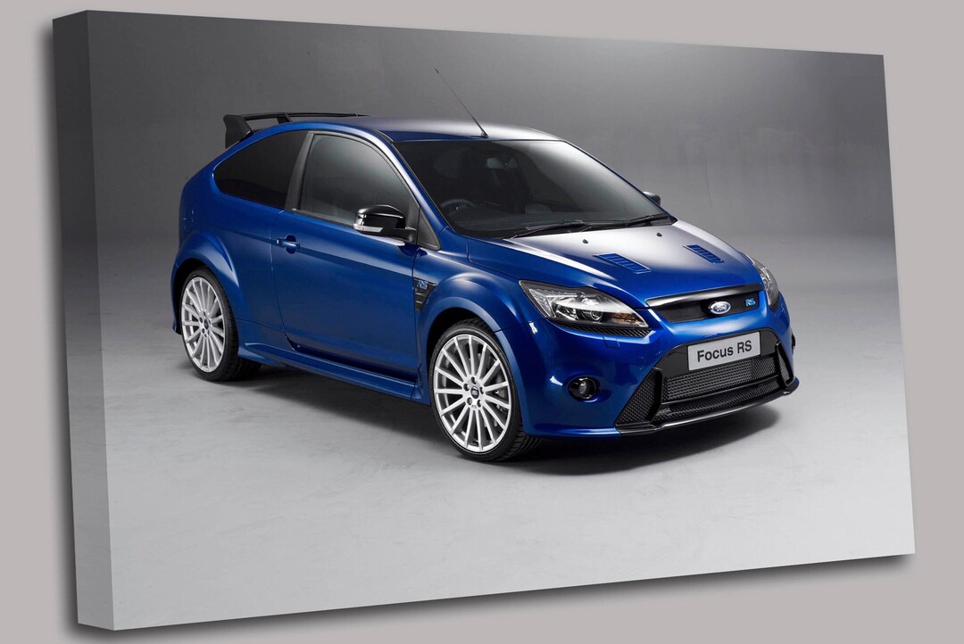 Blue Ford Focus Rs Wall Art Picture Print - Etsy