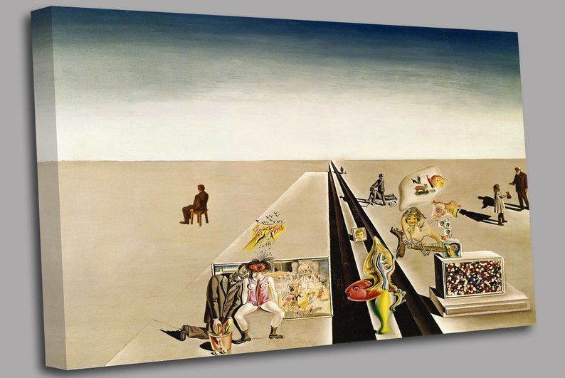 Salvador Dalí the First Days of Spring Canvas Wall Art Ready - Etsy