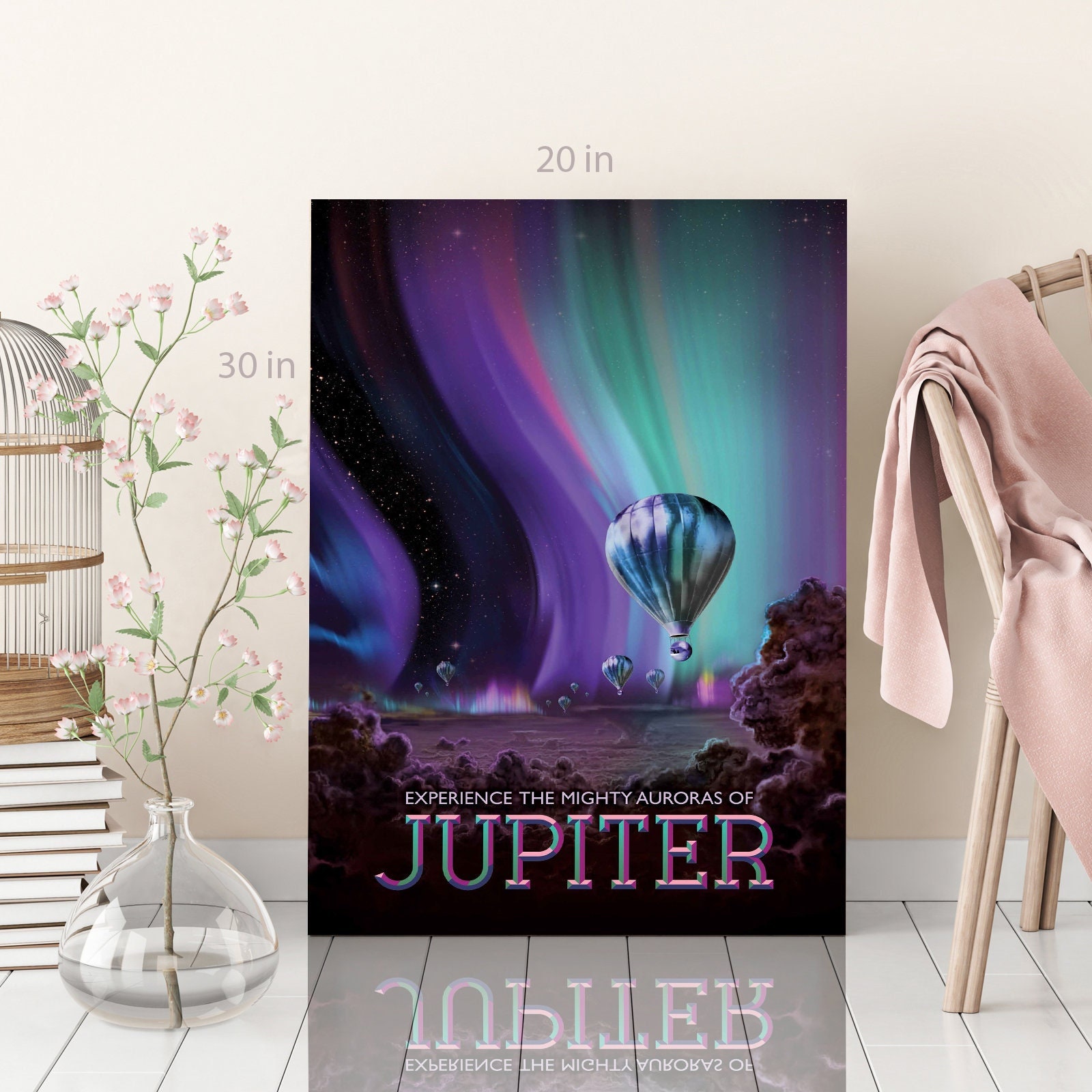 Jupiter Space Tourism Nasa Poster Canvas Wall Art Picture - Etsy UK