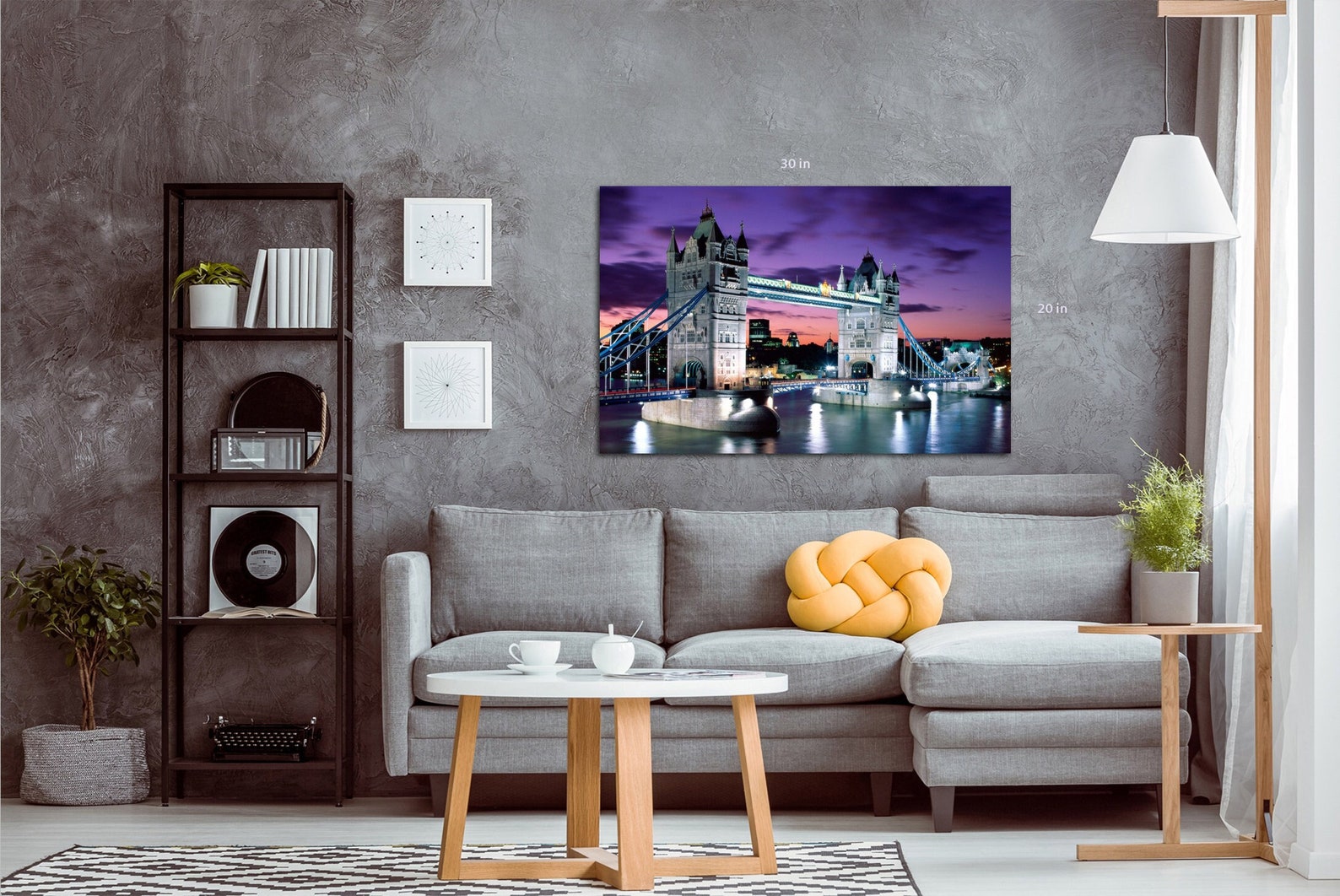 London Tower Bridge Canvas Wall Art Picture Print - Etsy