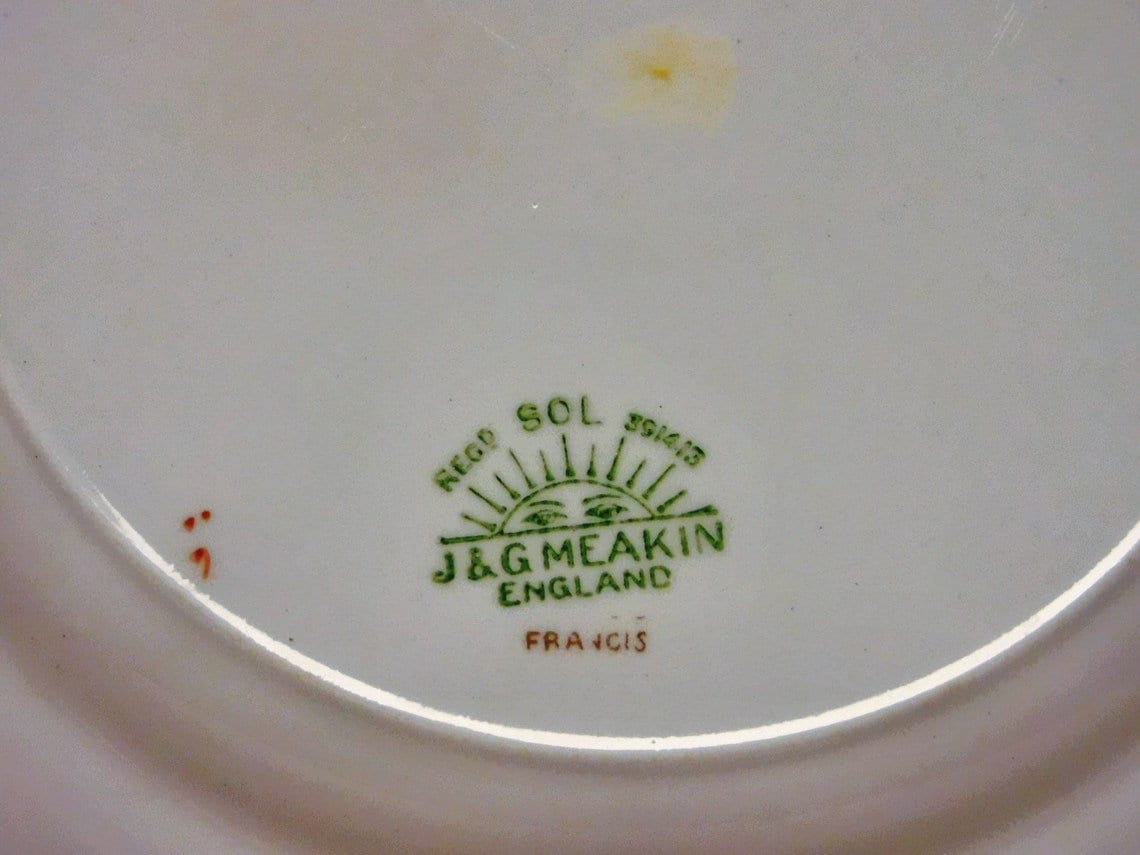 J & G Meakin Rego SOL Francis Dinner Plate - Etsy