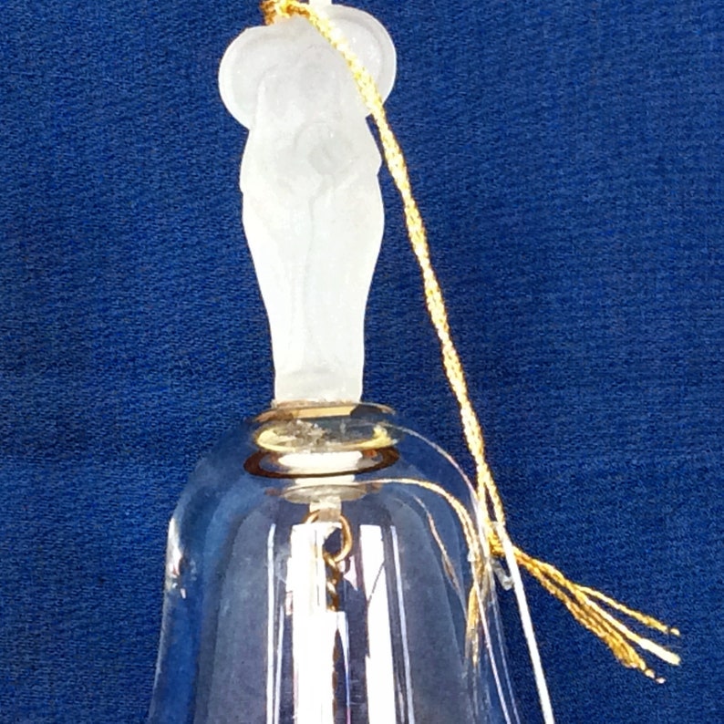 Danbury Mint 18k Gold-on-crystal Christmas Bell Ornament - Etsy