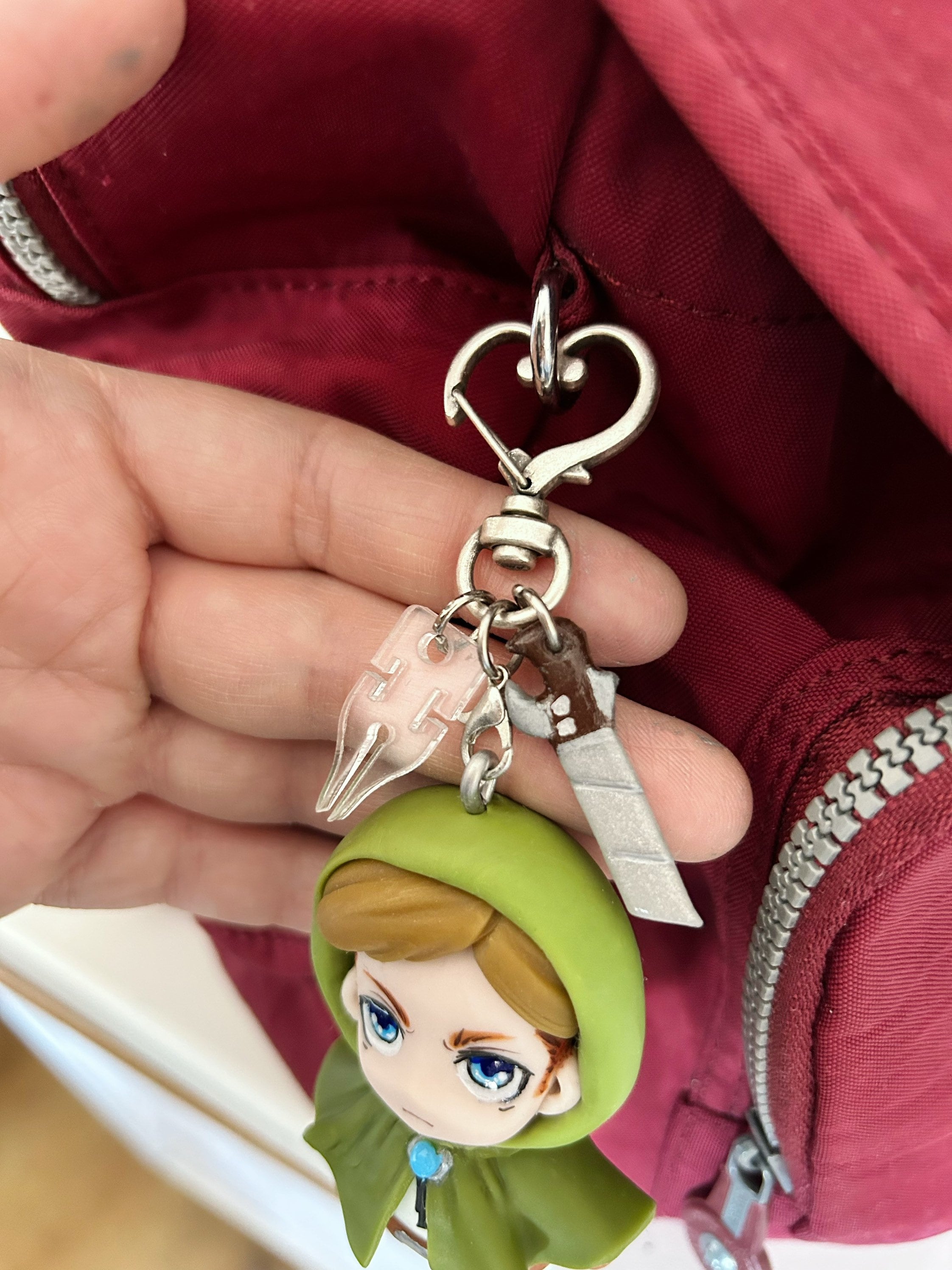 Handmade Keychain by Air Dry Clay. 8cm 3'' Height - Etsy