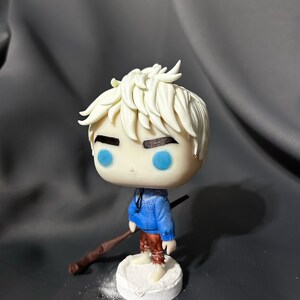Handmade Jack Frost Pop Clay Figure, Sculpture With Polymerclay and ...
