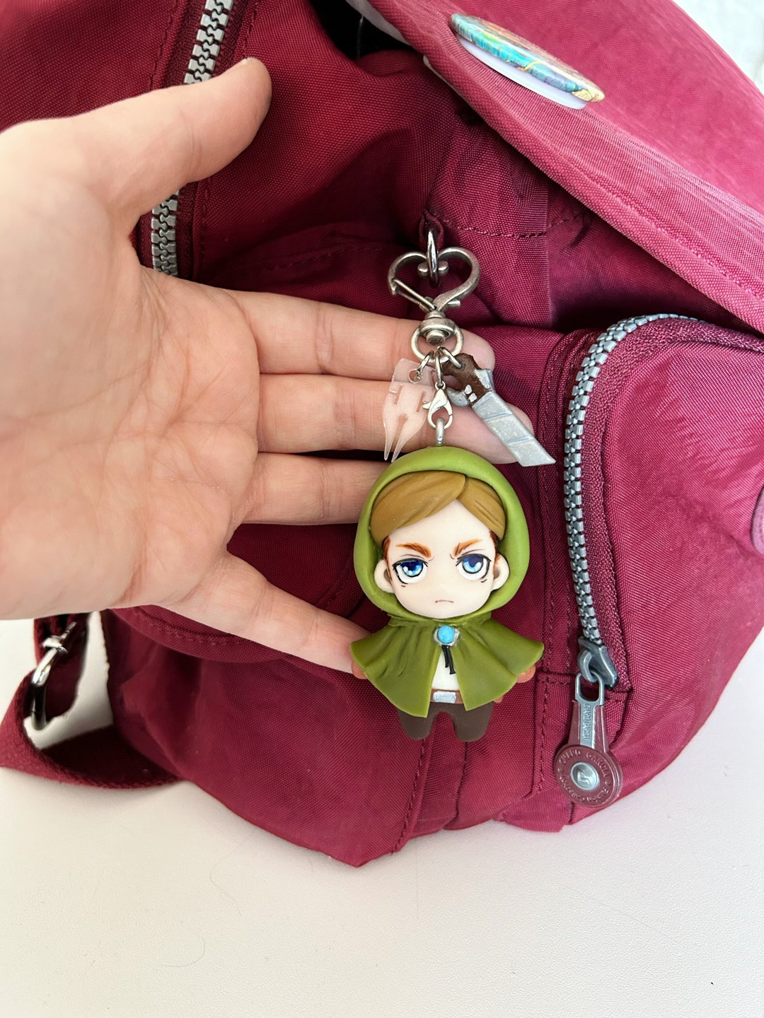 Handmade Keychain by Air Dry Clay. 8cm (3'') Height - Etsy