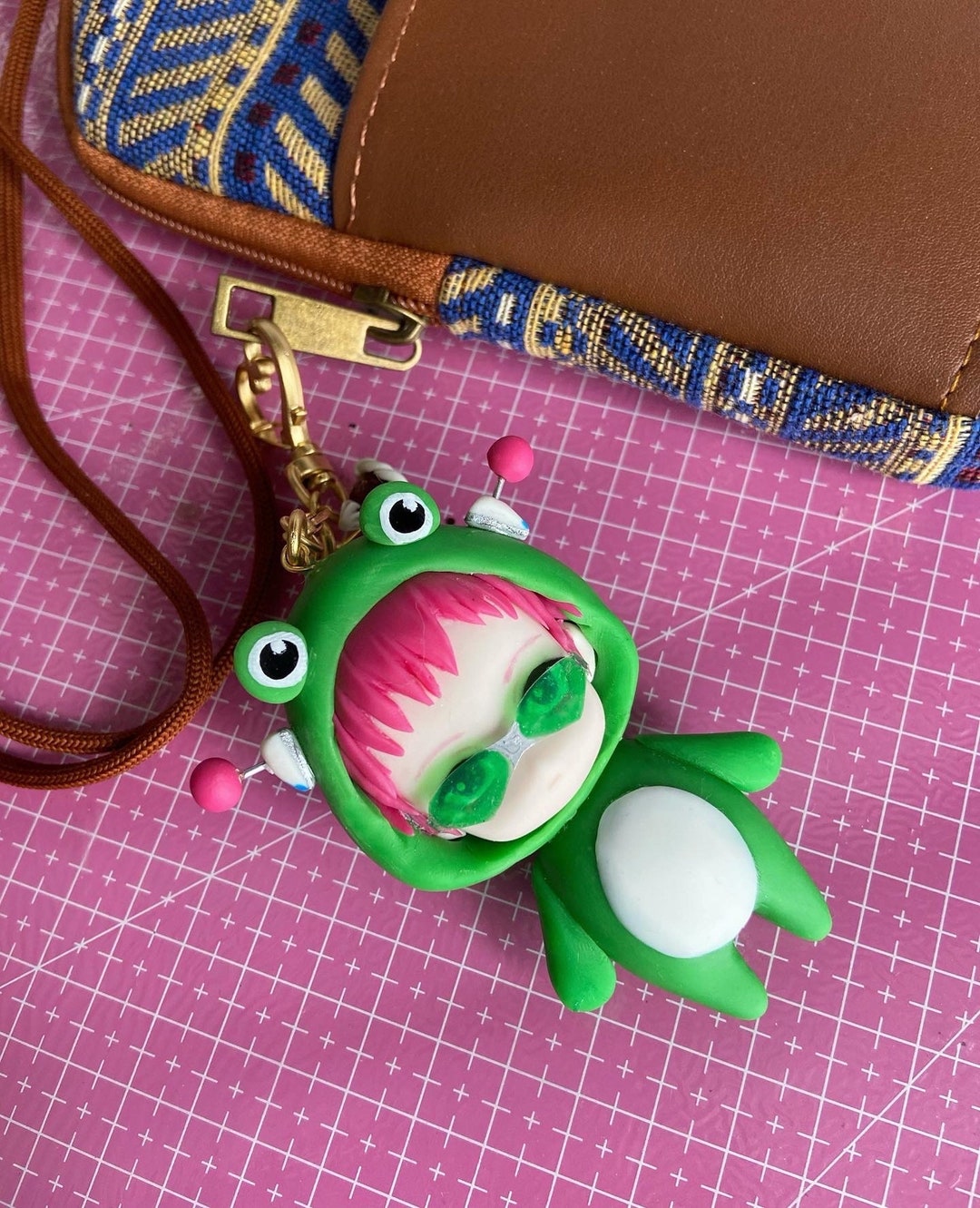 Handmade Keychain by Air Dry Clay. 8cm 3'' Height - Etsy