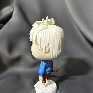 Handmade Jack Frost Pop Clay Figure, Sculpture With Polymerclay and ...