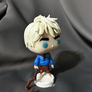 Handmade Jack Frost Pop Clay Figure, Sculpture With Polymerclay and ...
