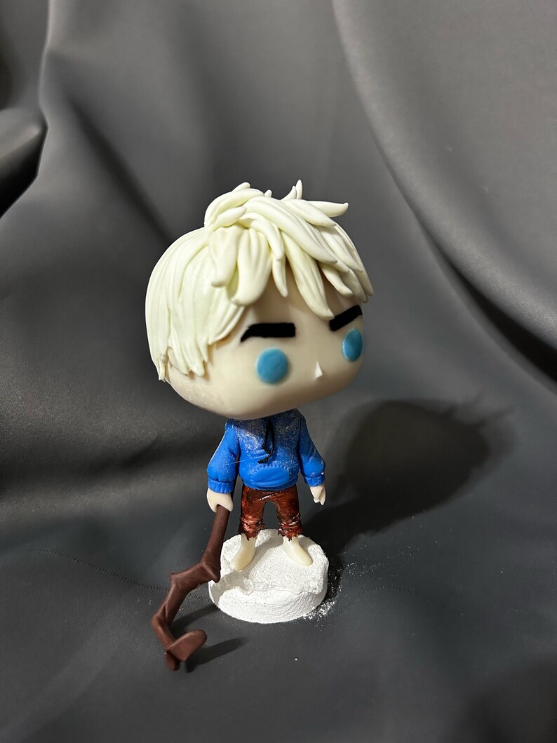 Handmade Jack Frost Pop Clay Figure, Sculpture With Polymerclay and ...