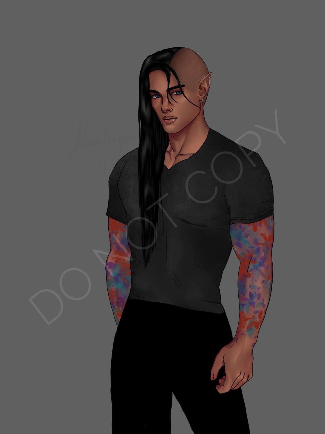 Ruhn Danaan — Crescent City Print - Etsy