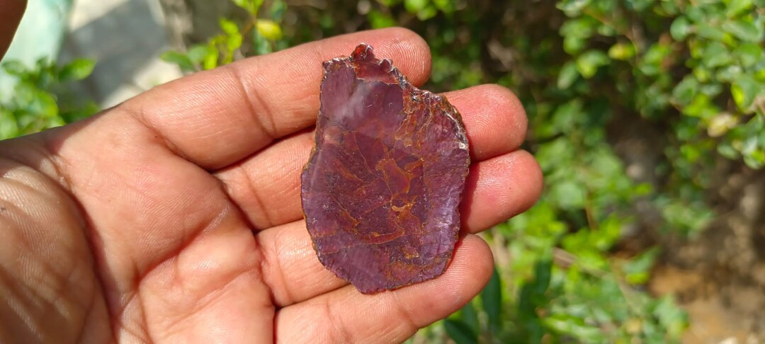 Natural Star Garnet Rough: 192 Carat Sun Shine Gemstone - Etsy