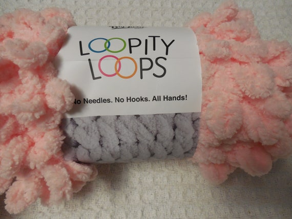 Big Twist Loopity Loops Finger Knit Loop Yarn New Skein Seafoam Craft ...