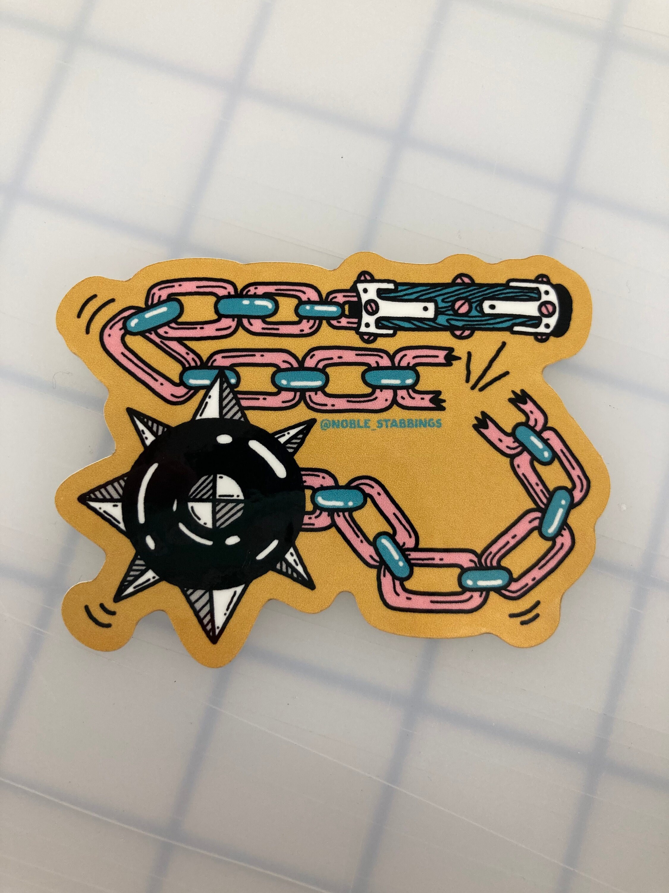 Art & Collectibles HOOKED TOGETHER & Chained Acrylic Painting 8x8 ...