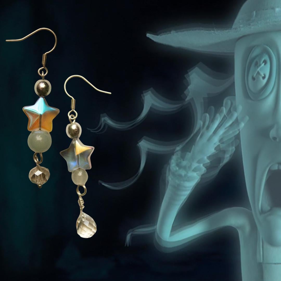 Ghost Children Eyes Coraline Collection Coraline Earrings, Bead Charm Accessories, Cute ...