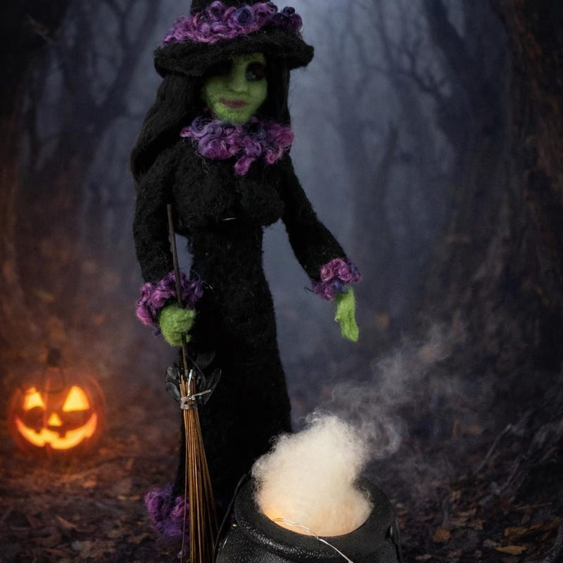 Needle Felted Cauldron - Etsy