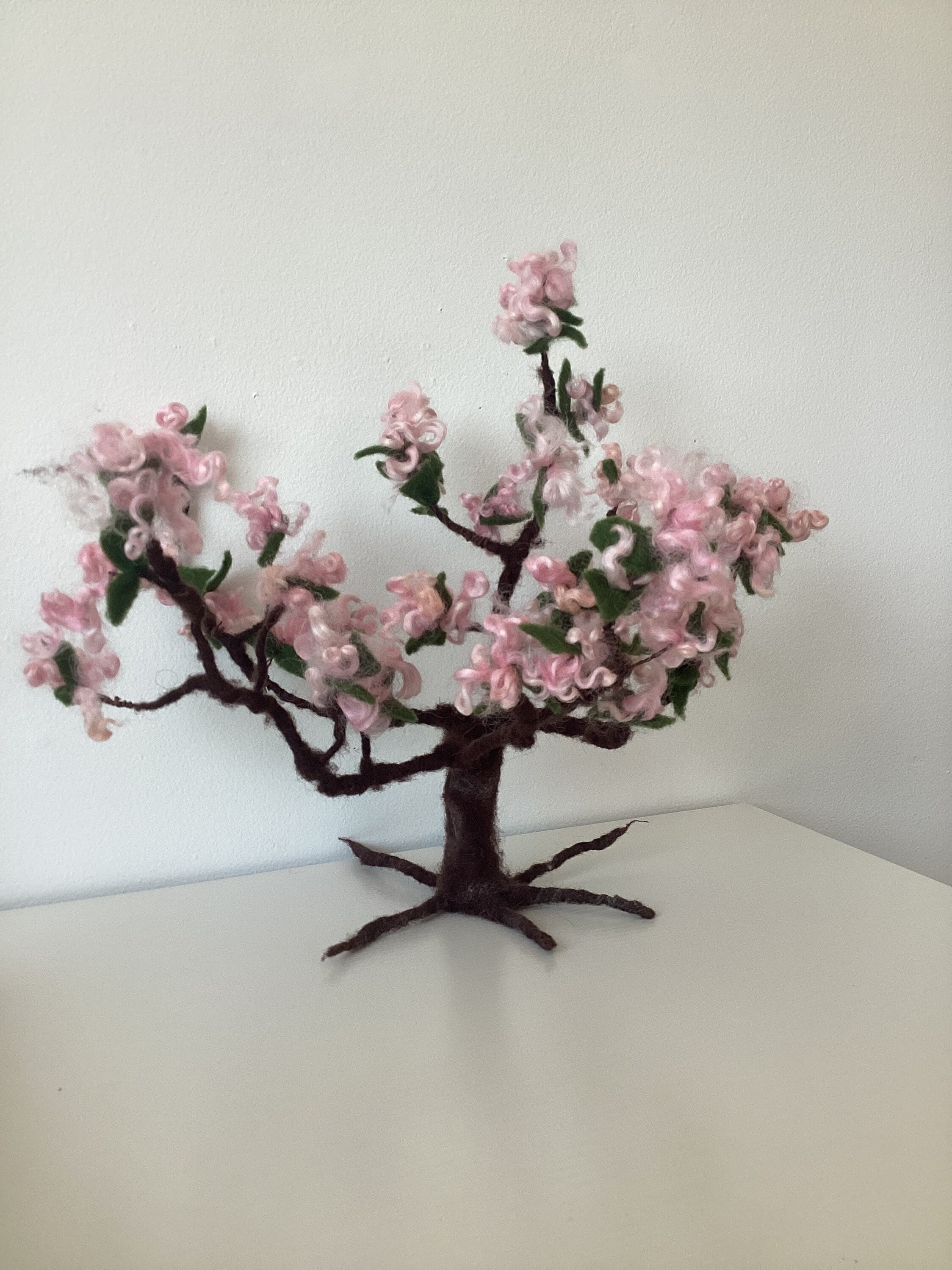 Needle Felted Cherry Blossom Tree 13 Tall - Etsy