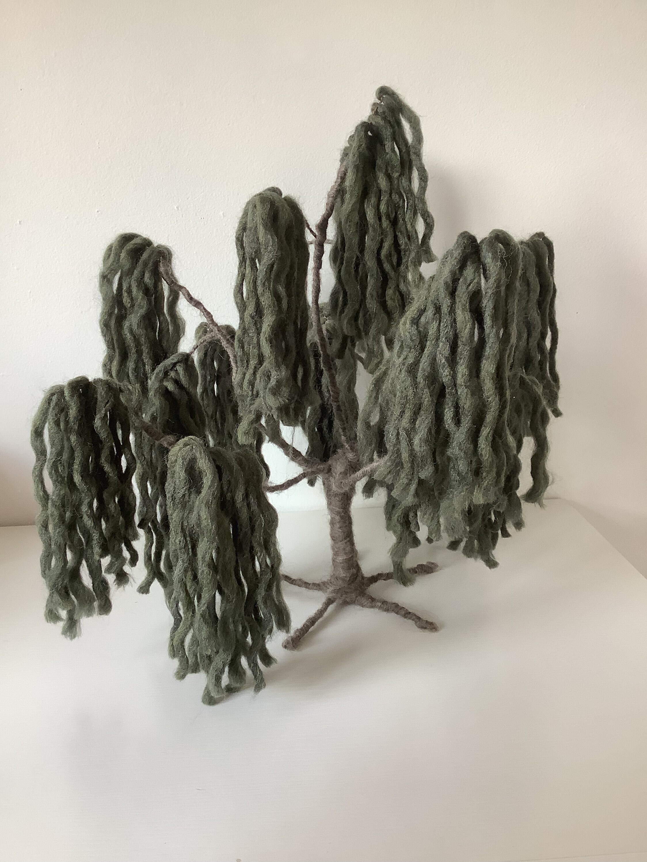 Needle Felt Weeping Willow Tree 15 Tall Decor - Etsy