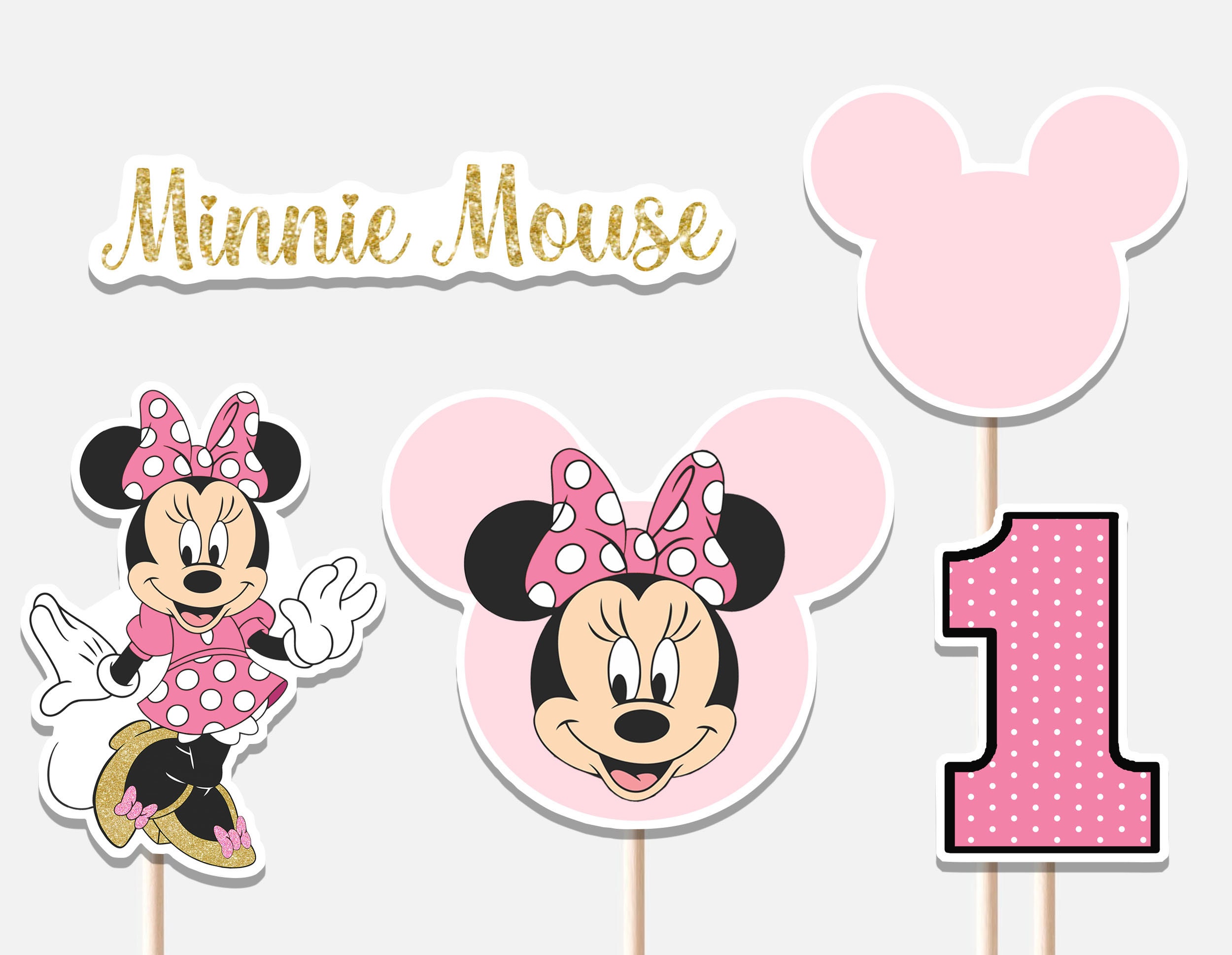 Minnie Mouse 1st Birthday Clip Art