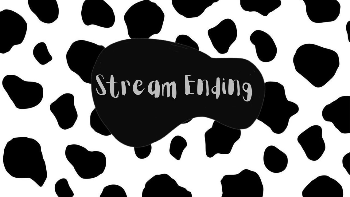 Cow Twitch Overlay - Etsy