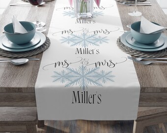 Mr and Mrs Table Runner - Etsy