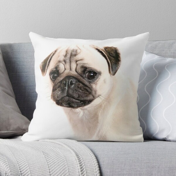 Pug Pillow - Etsy