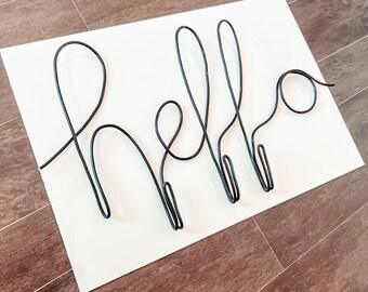 Gold Key Hook Sign - Etsy