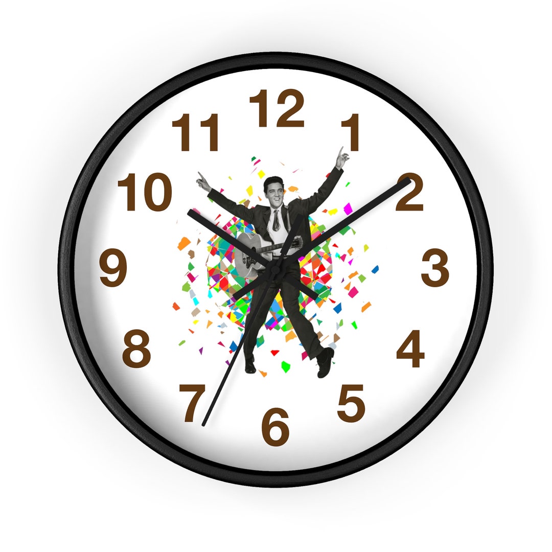 Elvis Wall Clock - Etsy