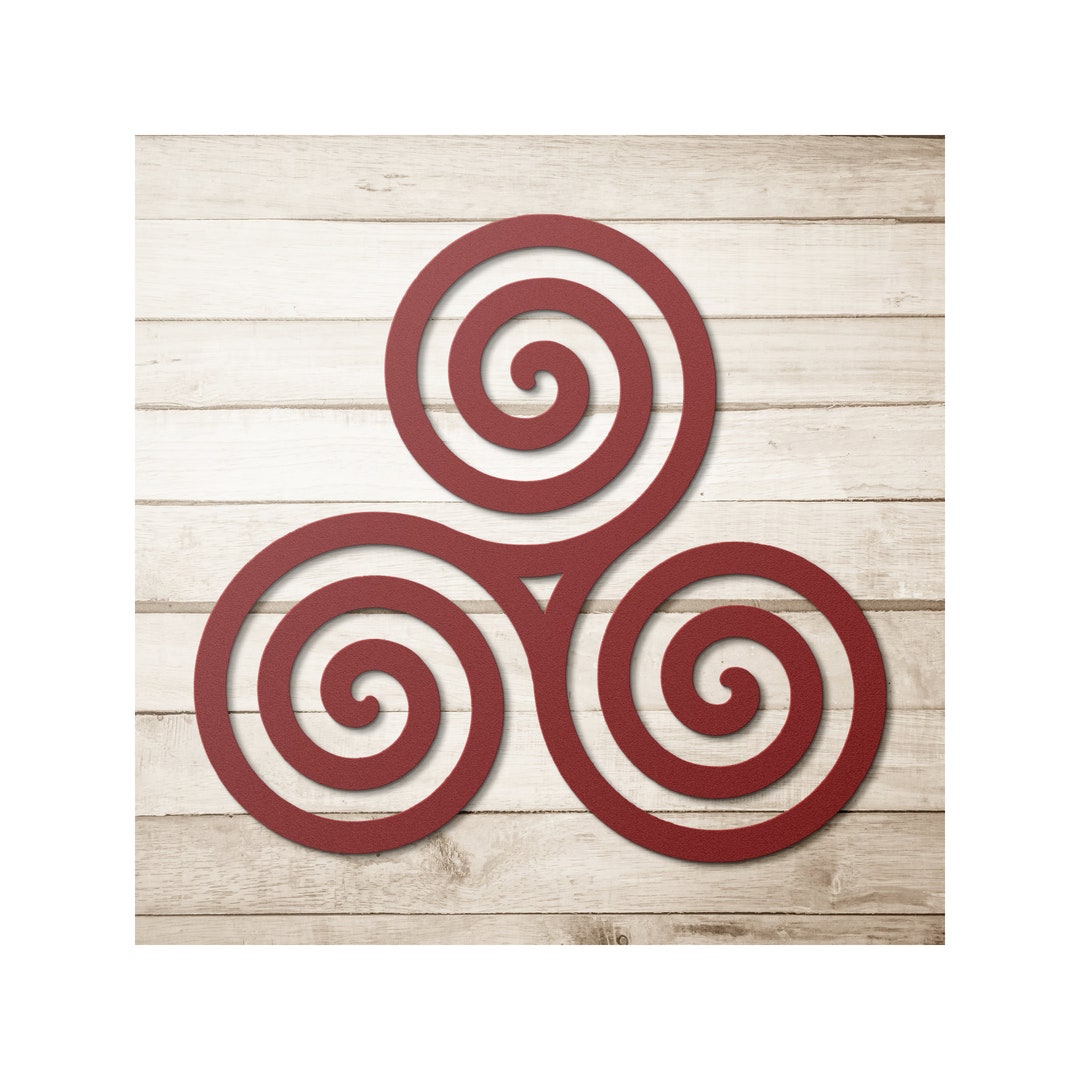 Celtic Triskelion Metal Wall Art: Trinity Knot Decor - Etsy