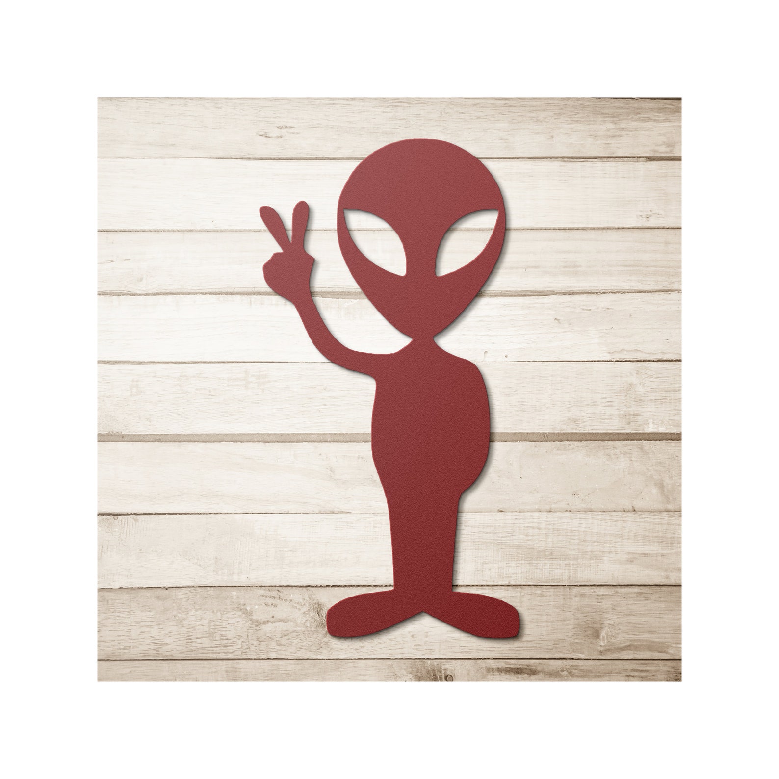 Alien Wall Decor Alien Metal Wall Art Alien Wall Hanging - Etsy