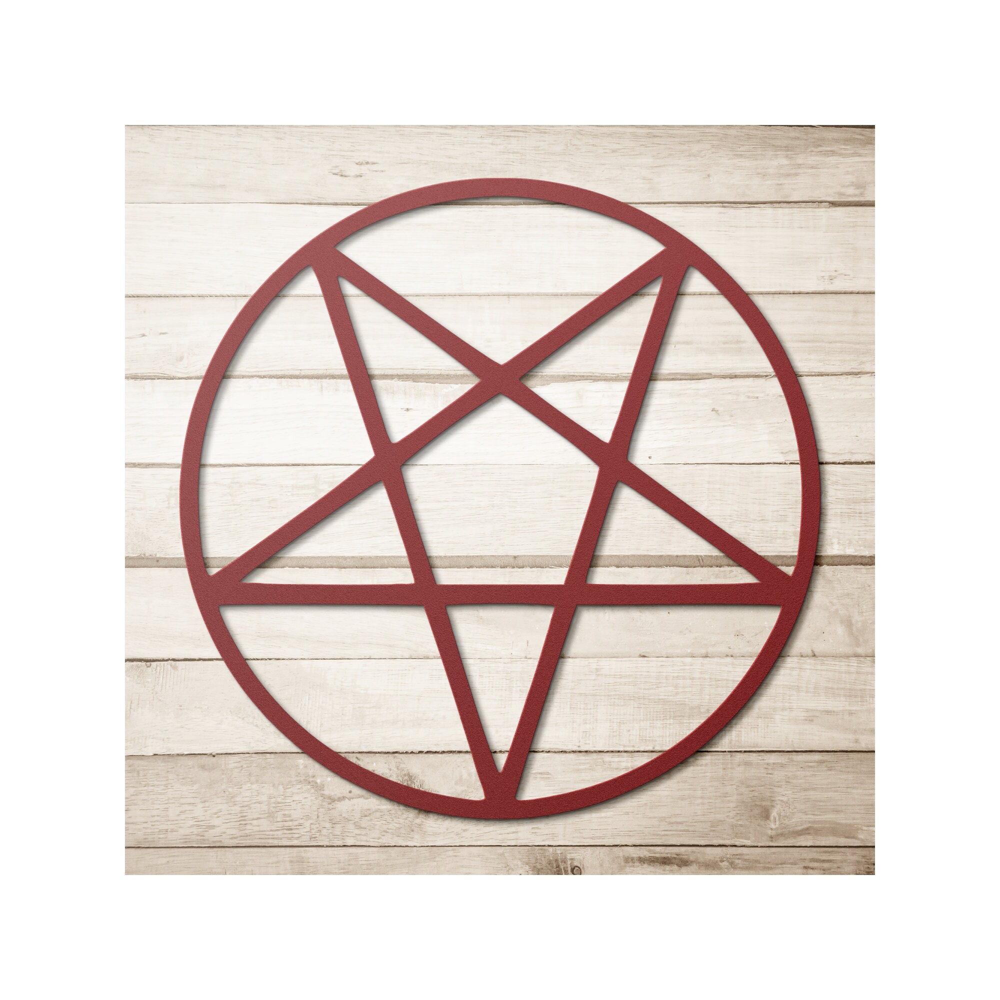 Pentagram Wall Art, Metal Pentagram, Occult Wall Art - Etsy