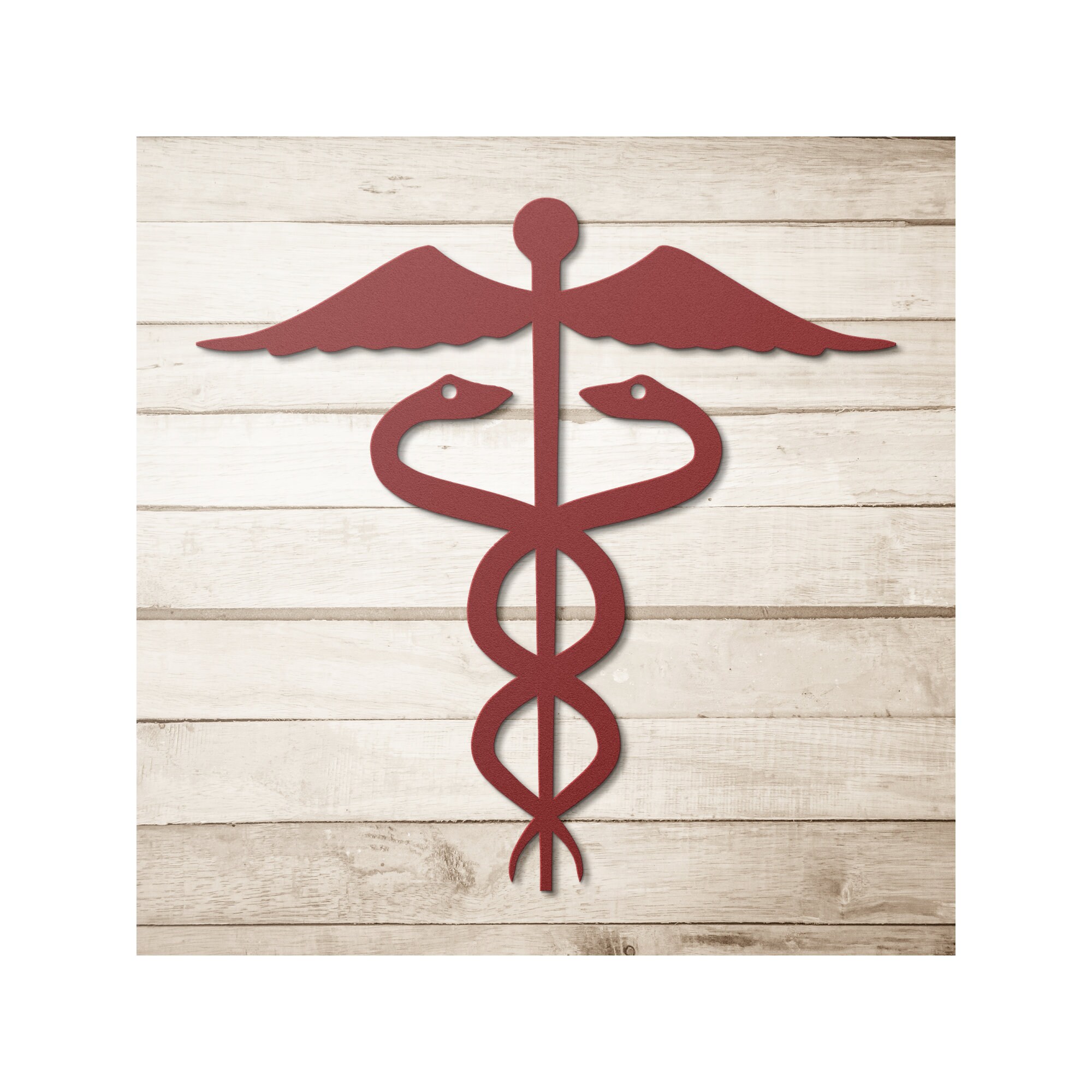 Caduceus Caduceus Metal Art Medical Wall Decor Art for - Etsy