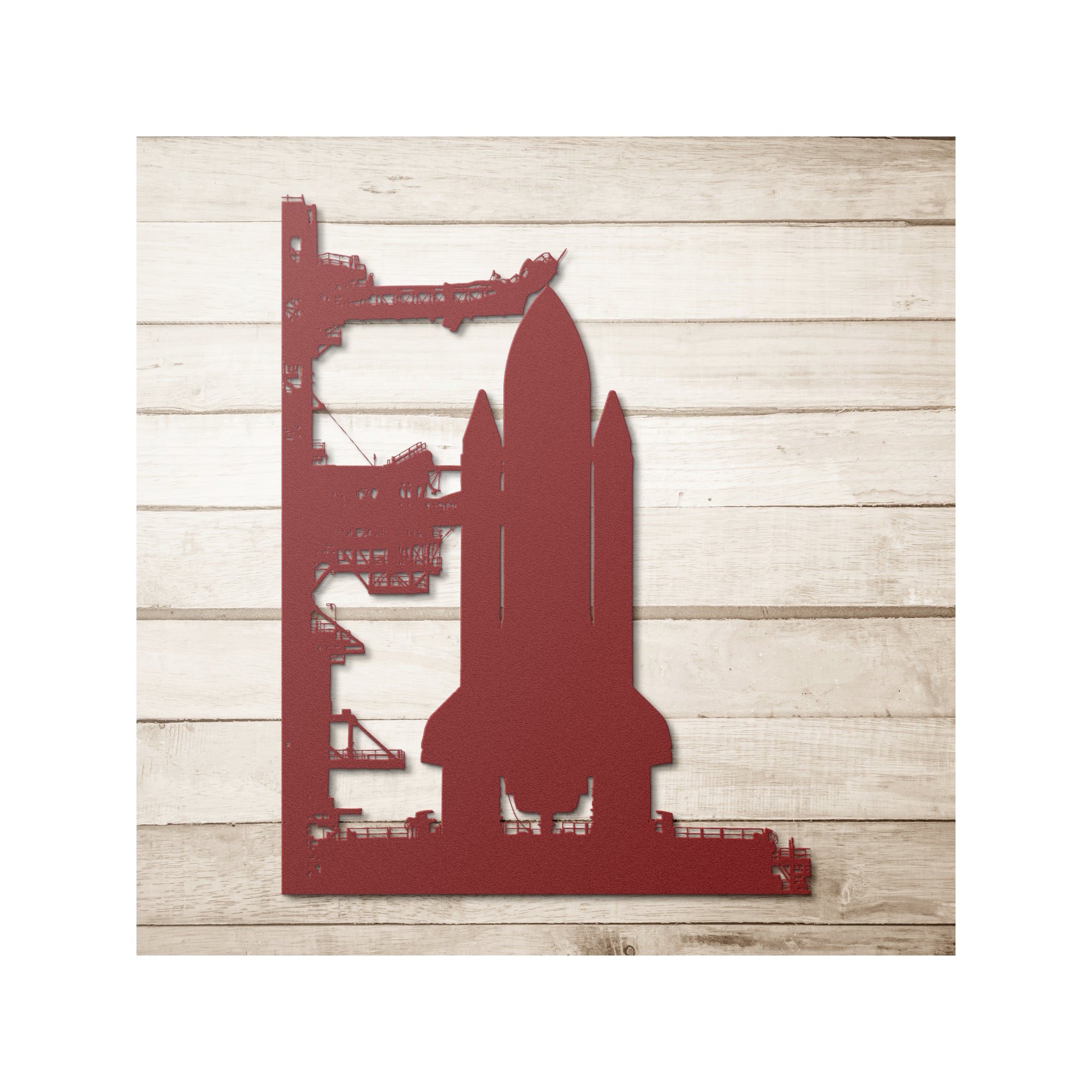 Metal Space Shuttle Wall Art: NASA Starship Decor - Etsy