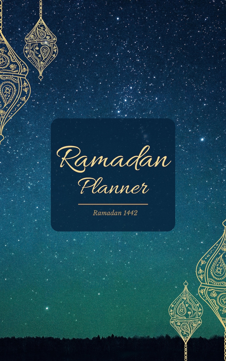 30 Day Ramadan Planner Printable Islamic Ebook Muslim Journal Islamic ...
