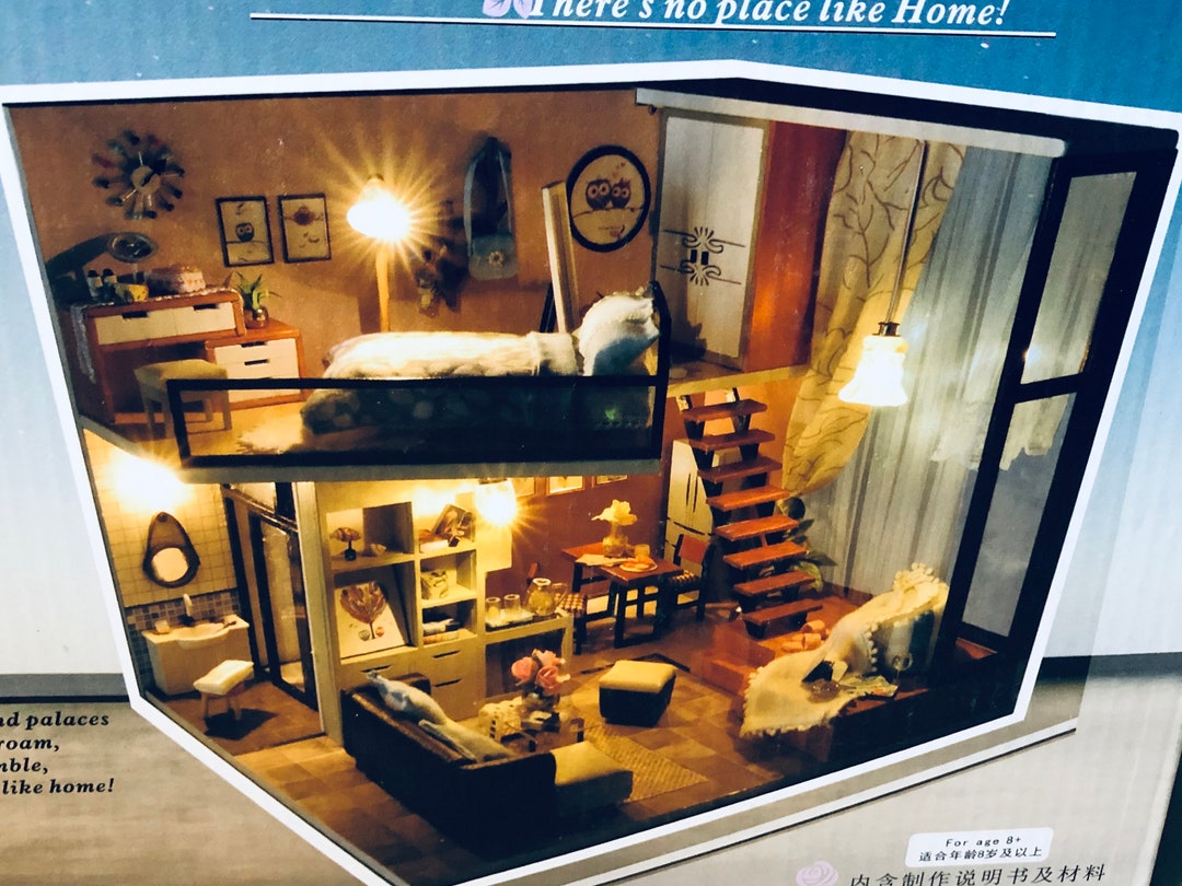 Miniature Doll House - Modern House Loft - Etsy