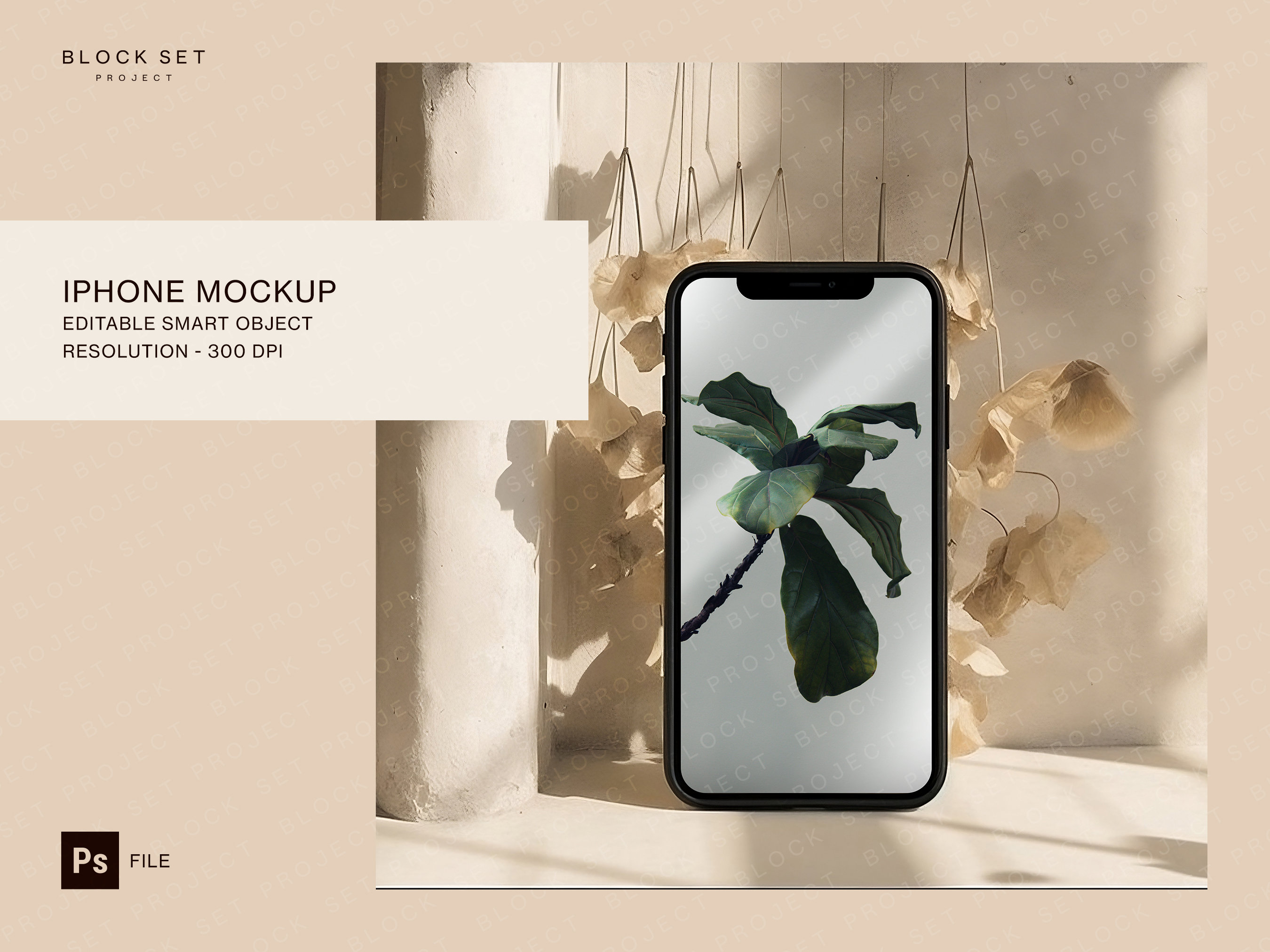 Iphone Mockup Device Screen Design Photoshop Minimalist Phone - Etsy