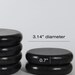 Black Styling Prop Base, Round Black Stone Cylinders for Product ...