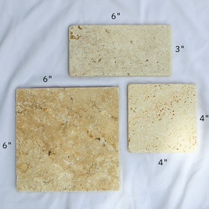 3pc Natural Stone Photo Prop Kit Travertine Posing Prop Stone Plate ...