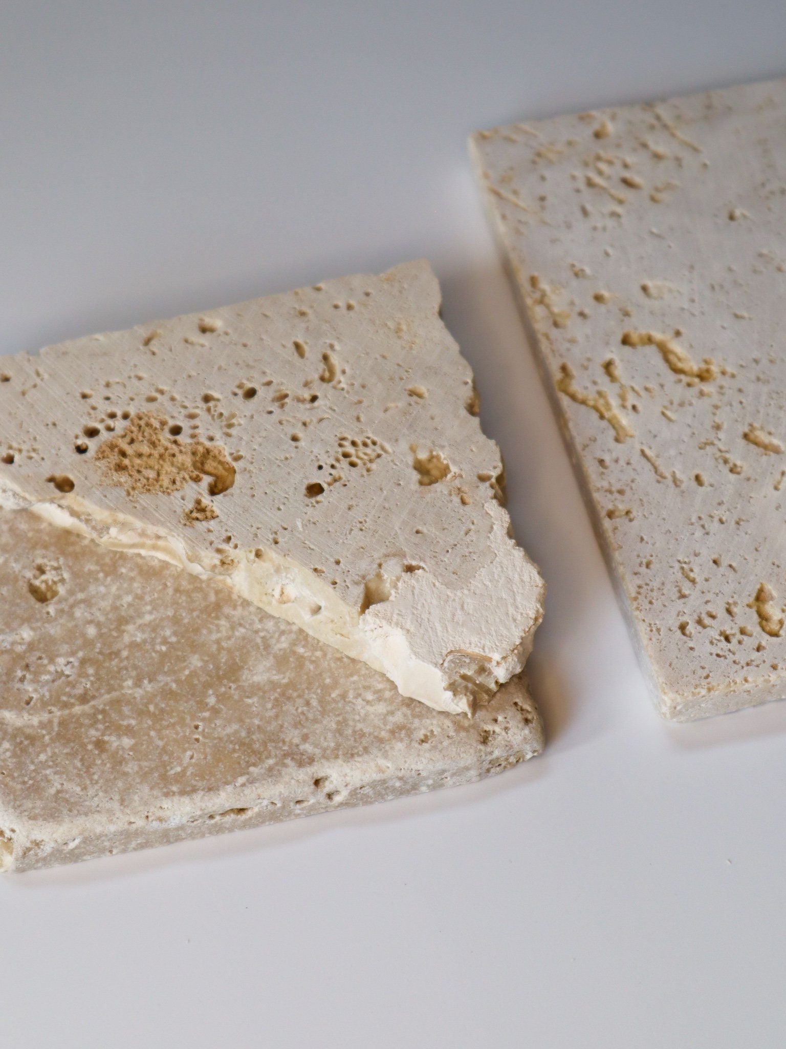 Stone Photo Prop Kit 3 Piece Travertine Stone Flatlay - Etsy