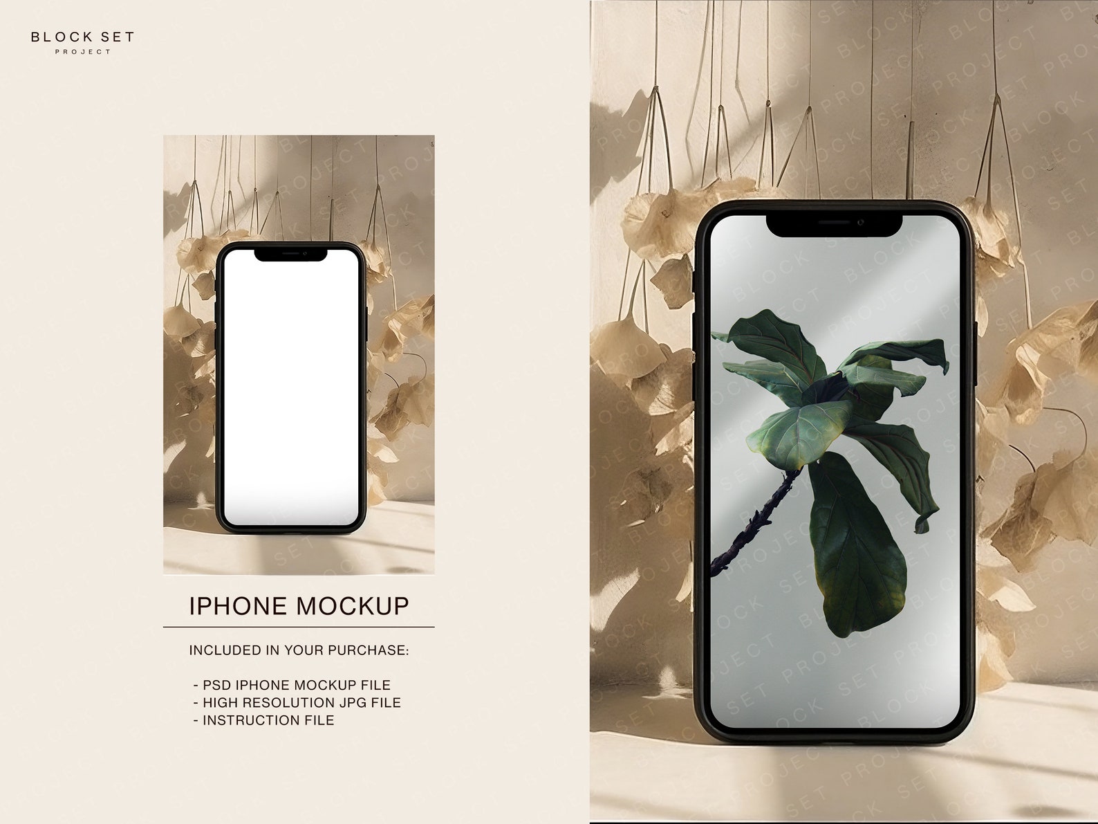 Iphone Mockup Device Screen Design Photoshop Minimalist Phone - Etsy