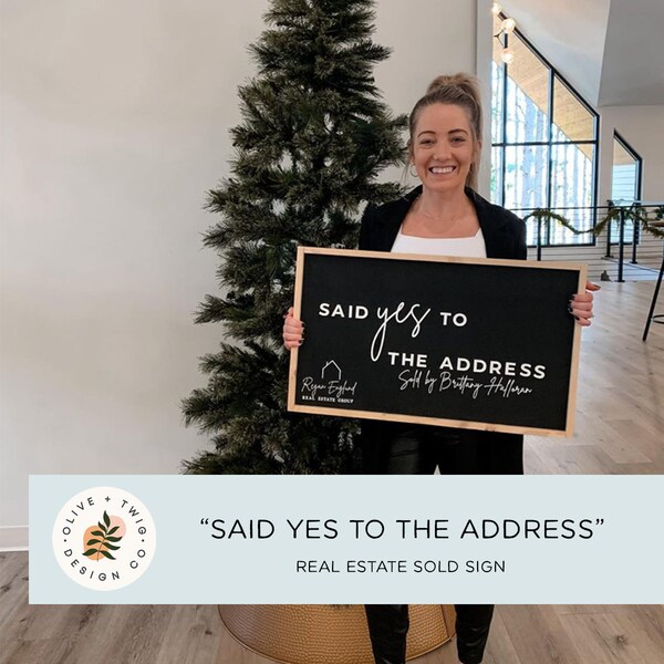 Realtor Sold Sign - Etsy