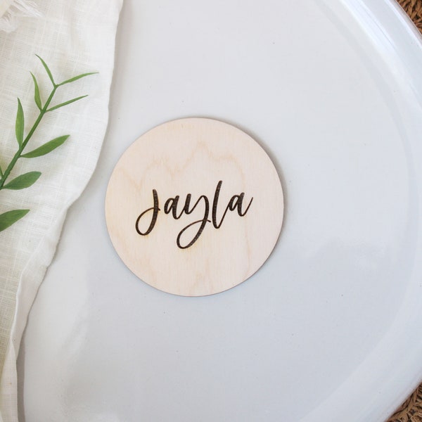 Wood Place Cards - Etsy