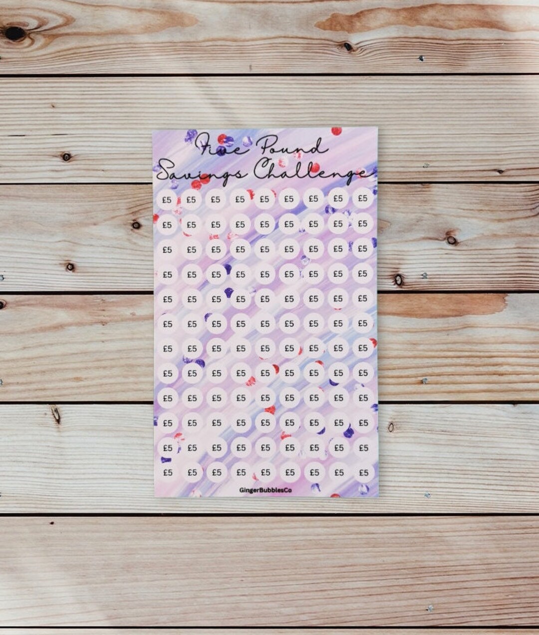 5 Pound Savings Challenge, Cash Stuffing Challenges, Money Challenges ...