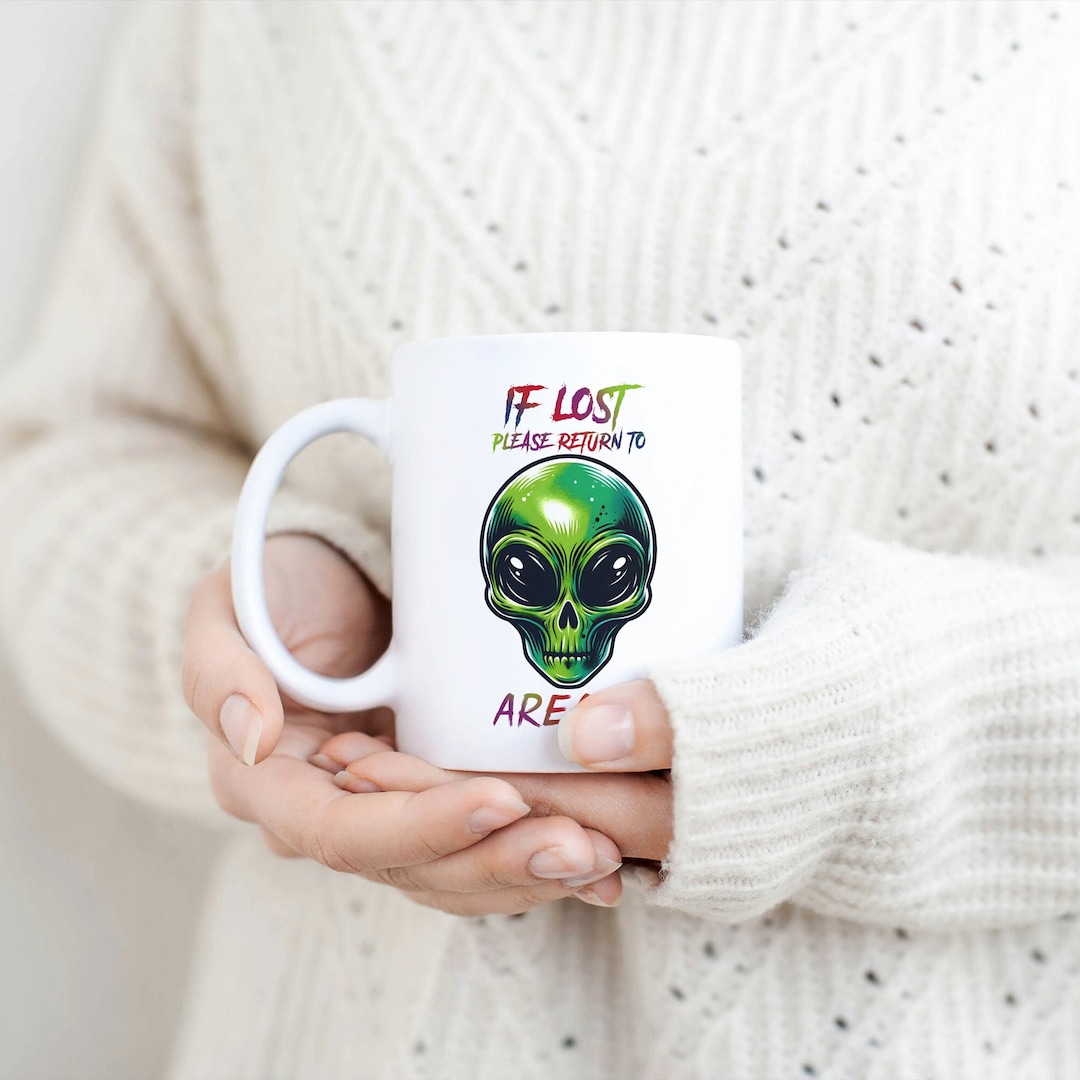 Funny Alien Mug, Father's Day Gift, Father's Day Mug, Alien Mugs, Funny ...