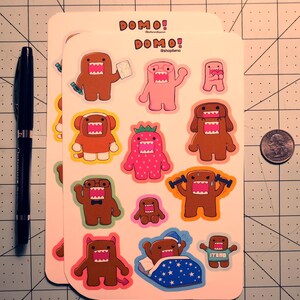 Domo Kun Sticker Sheet - Etsy